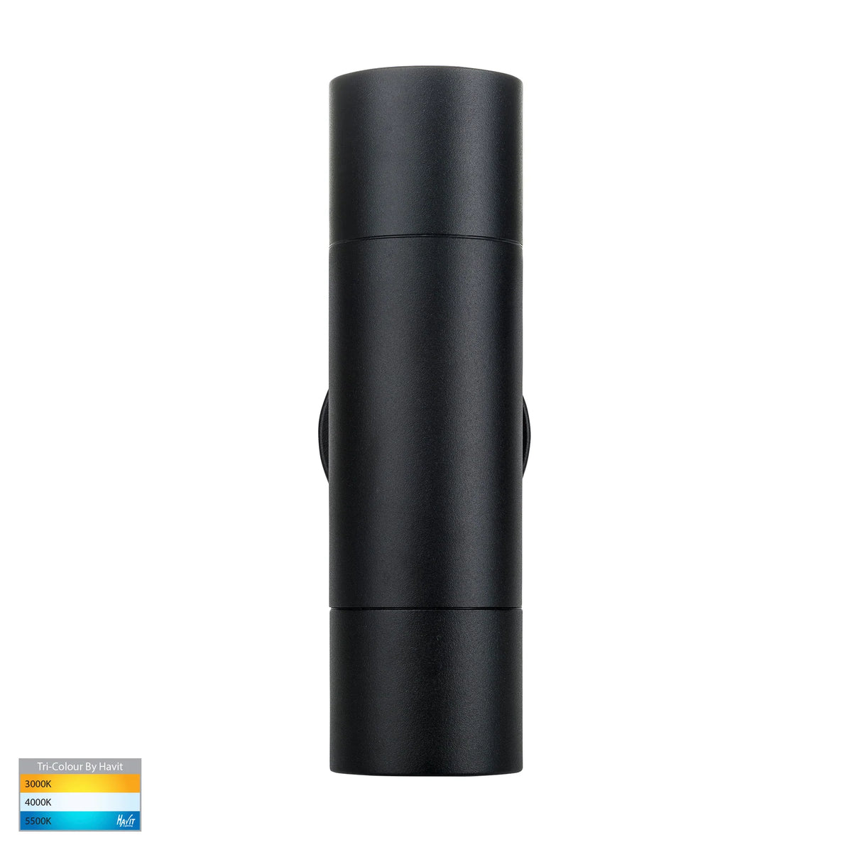 HV1025T-HV1027T - Tivah Black TRI Colour Up & Down Wall Pillar Lights ...