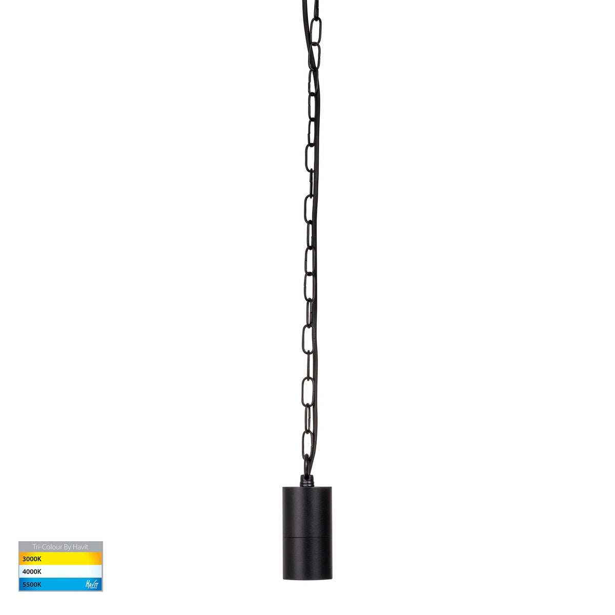HV5902T-BLK-240V | HV5902T-BLK-12V - Tivah Solid Brass Black LED Penda ...