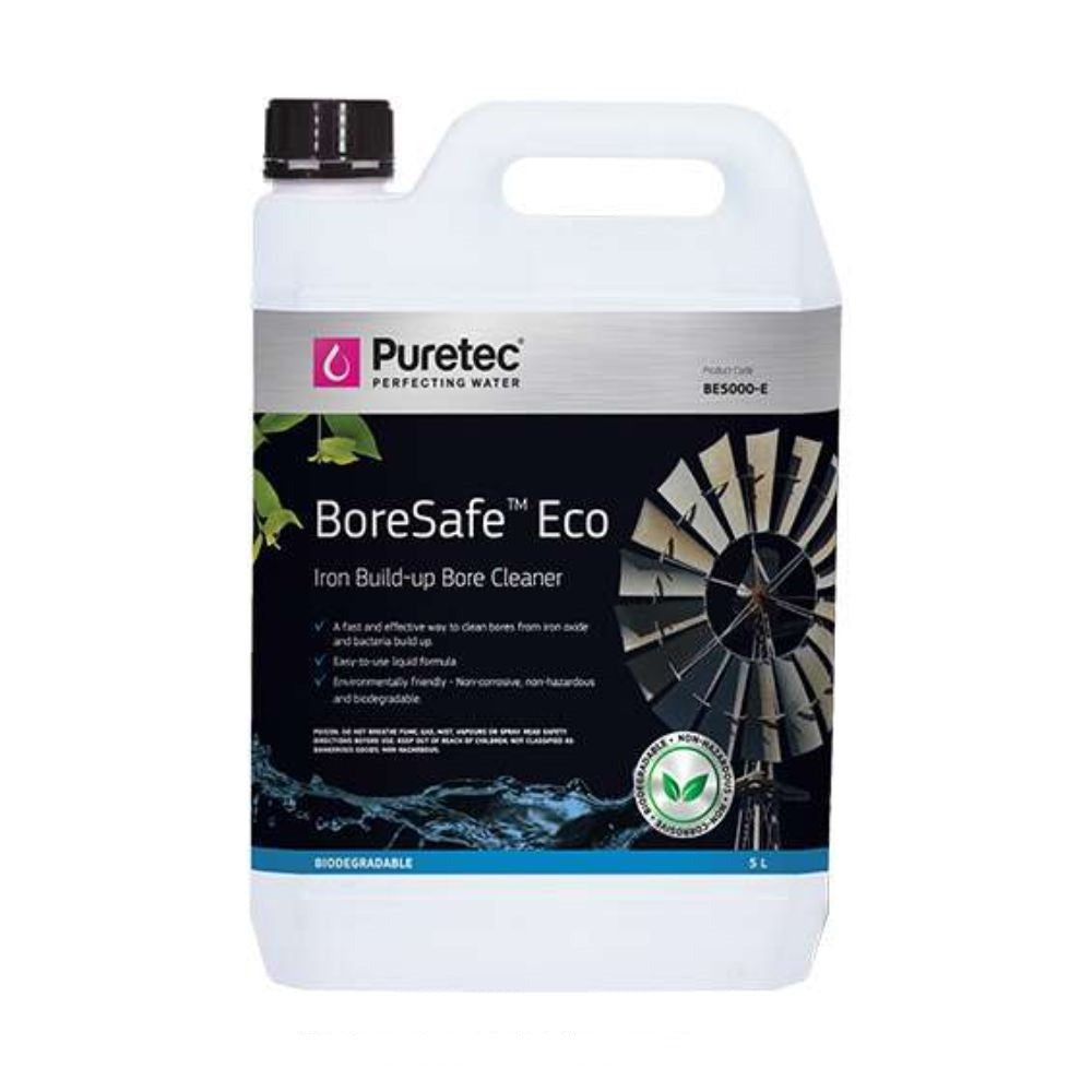 Puretec Boresafe Eco Bore Cleaning Liquid 5 Litres – Sprinklerpros