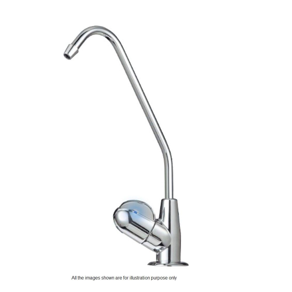 Puretec Long Reach Faucet Chrome 1/4 Turn With LED Light Indicator ...