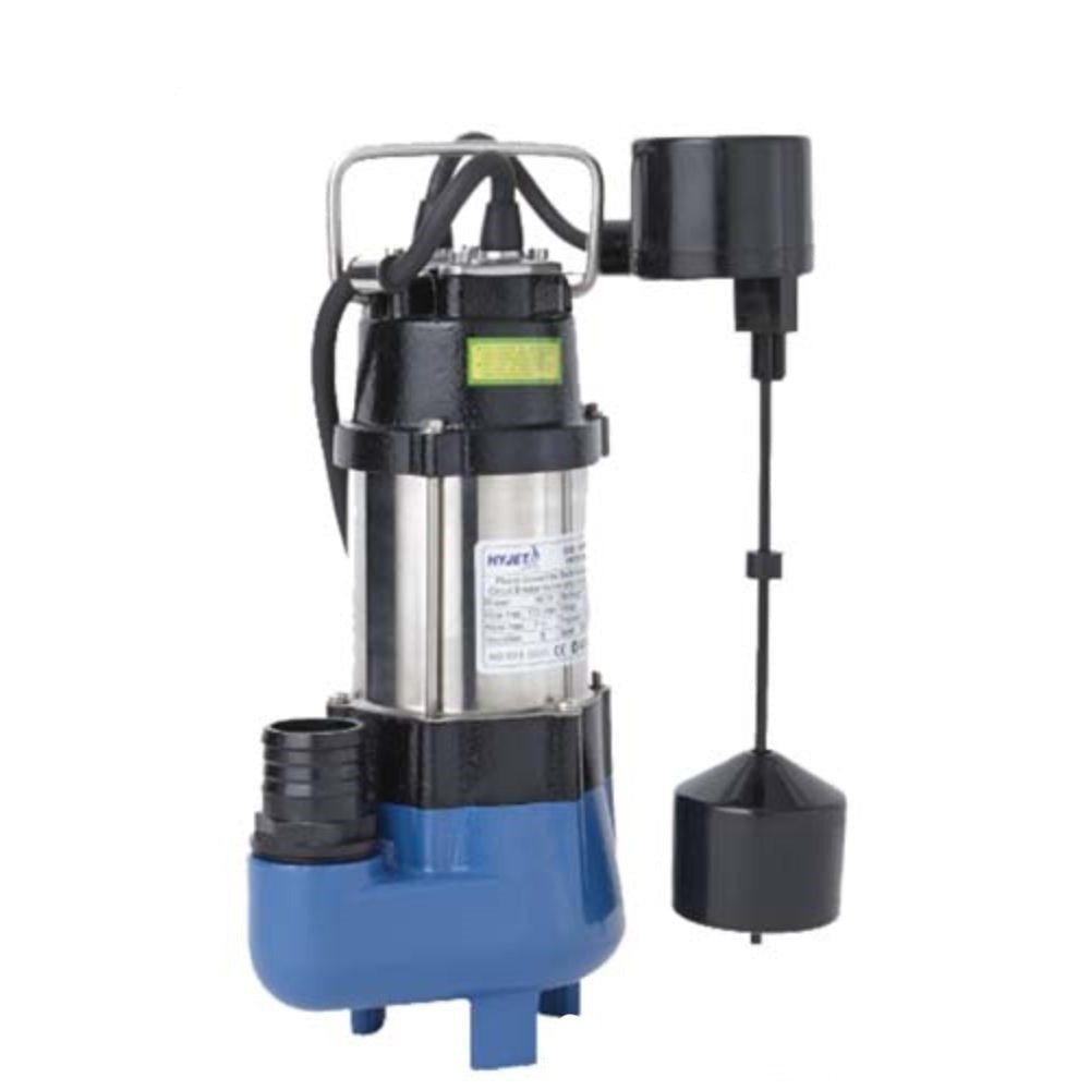 Hyjet Cast Iron Vortex Submersible Pump Vertical Magnetic Switch HV180 ...